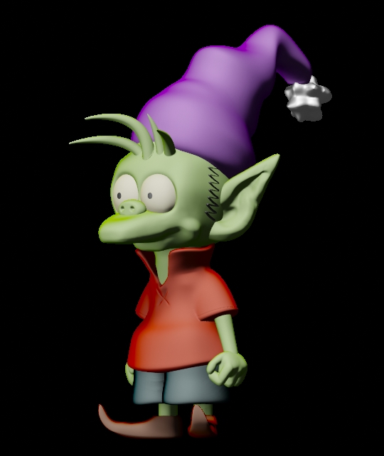 STL file ELFO - DISENCHANTMENT 👽・3D printer design to download・Cults