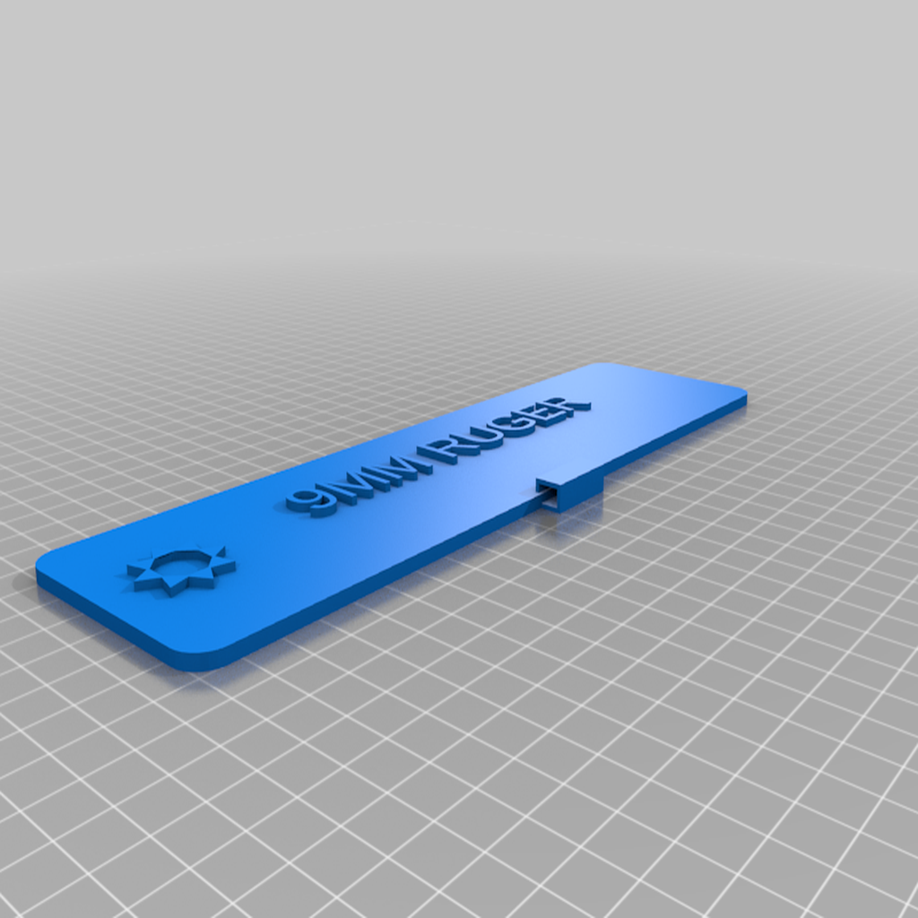 🏢 My Customize9RUGERd Custumizable Nametag with Icons・Free 3D File for ...