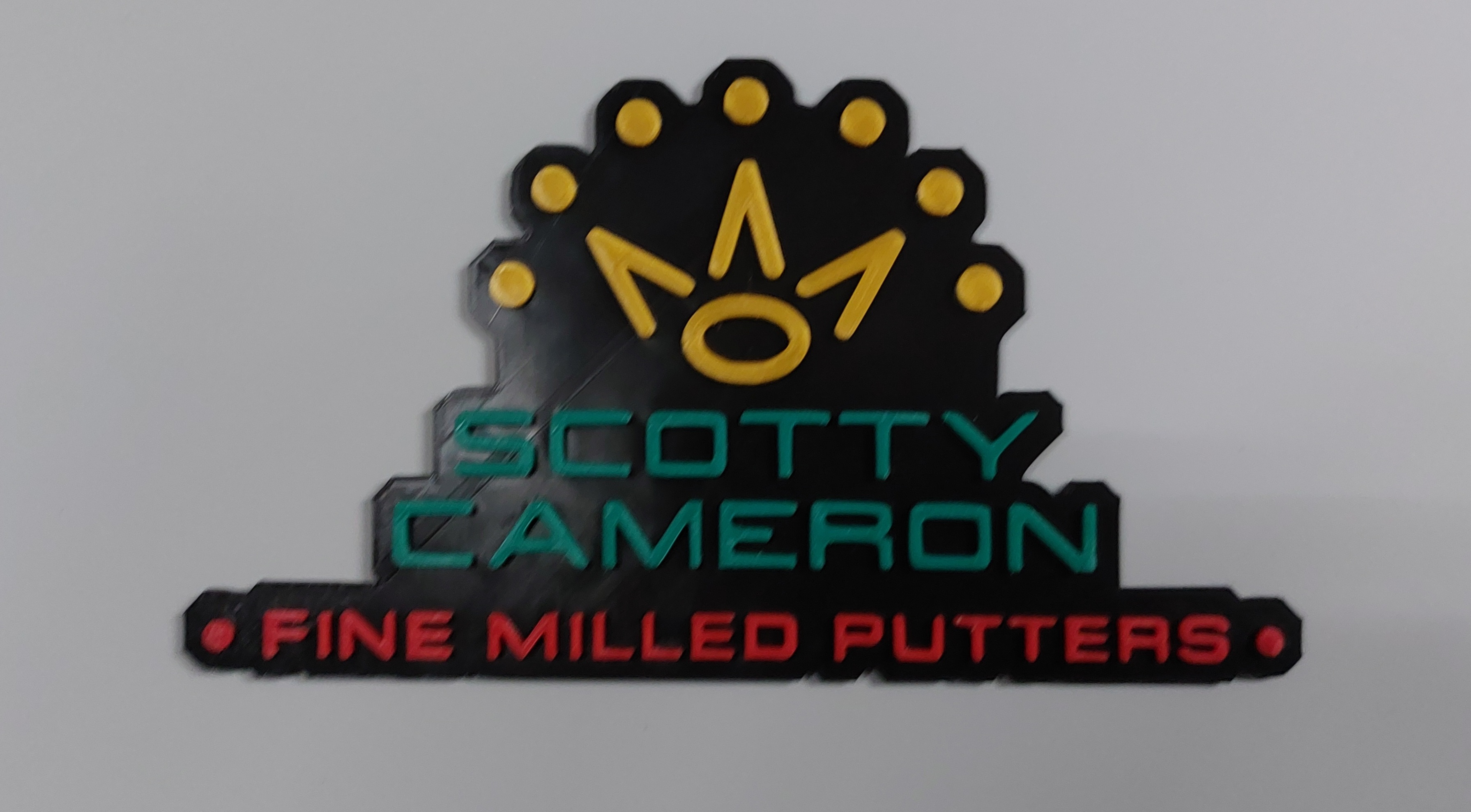 🏌️ Scotty Cameron Golf Sign・ STL File for ・Cults
