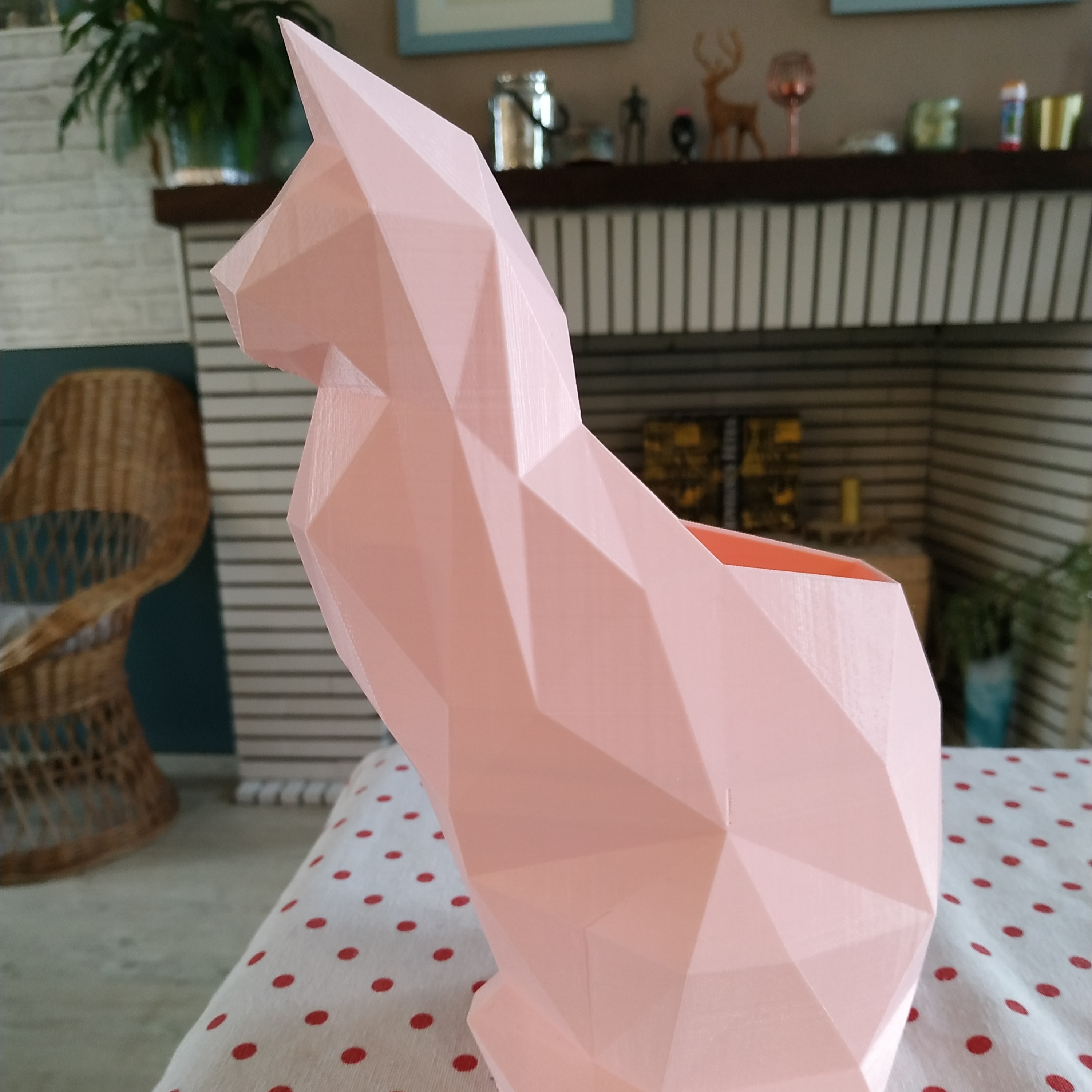 3D printing Wonton Cat Planter • made with Alfawise 30・Cults