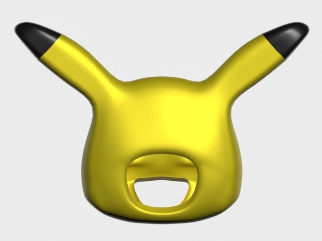 🎨 Pikachu toothpaste topper・ STL File for ・Cults