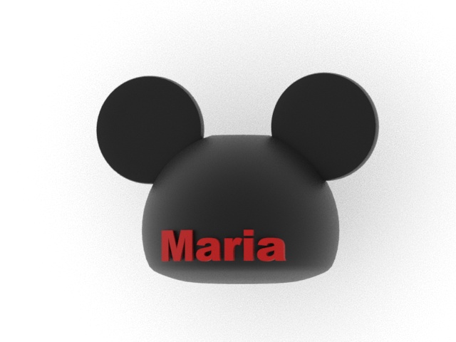 🎨 Personalized Mickey, straw topper・ STL File for ・Cults