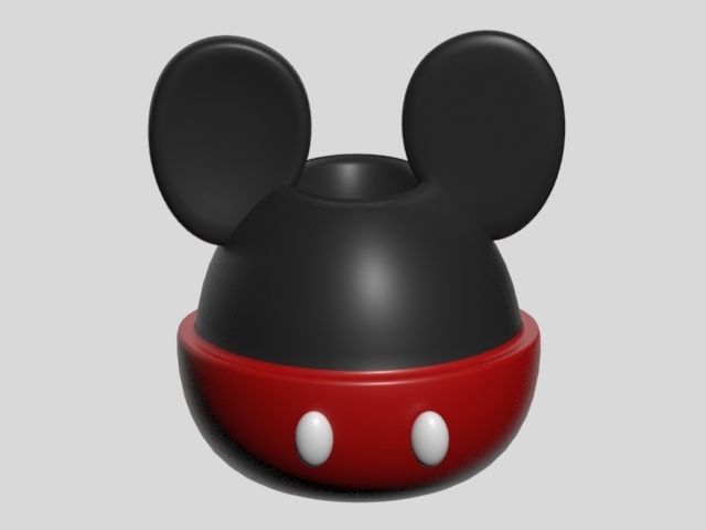 🐁 Mickey mouse pot・ STL File for ・Cults