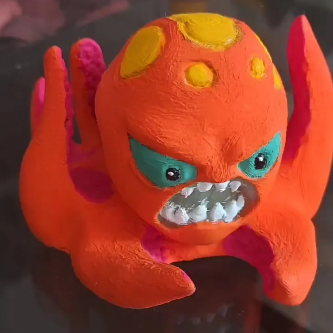 3D print OCTOGEDDON • made with Ender3・Cults