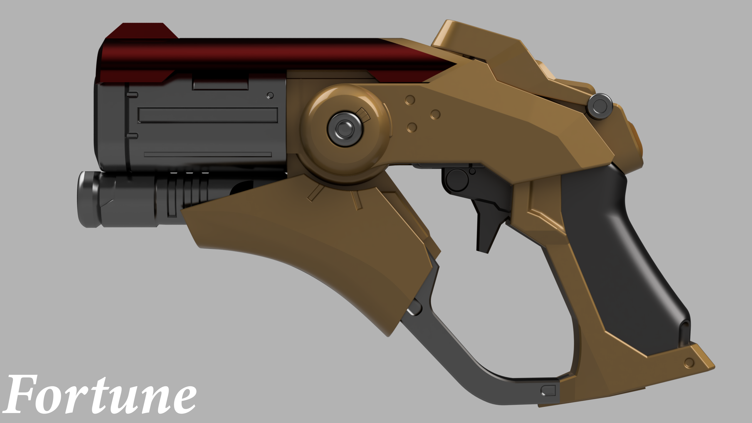 Free STL file Overwatch Mercy Gun Addon 1: Amber & Fortune 🔫 ・3D ...