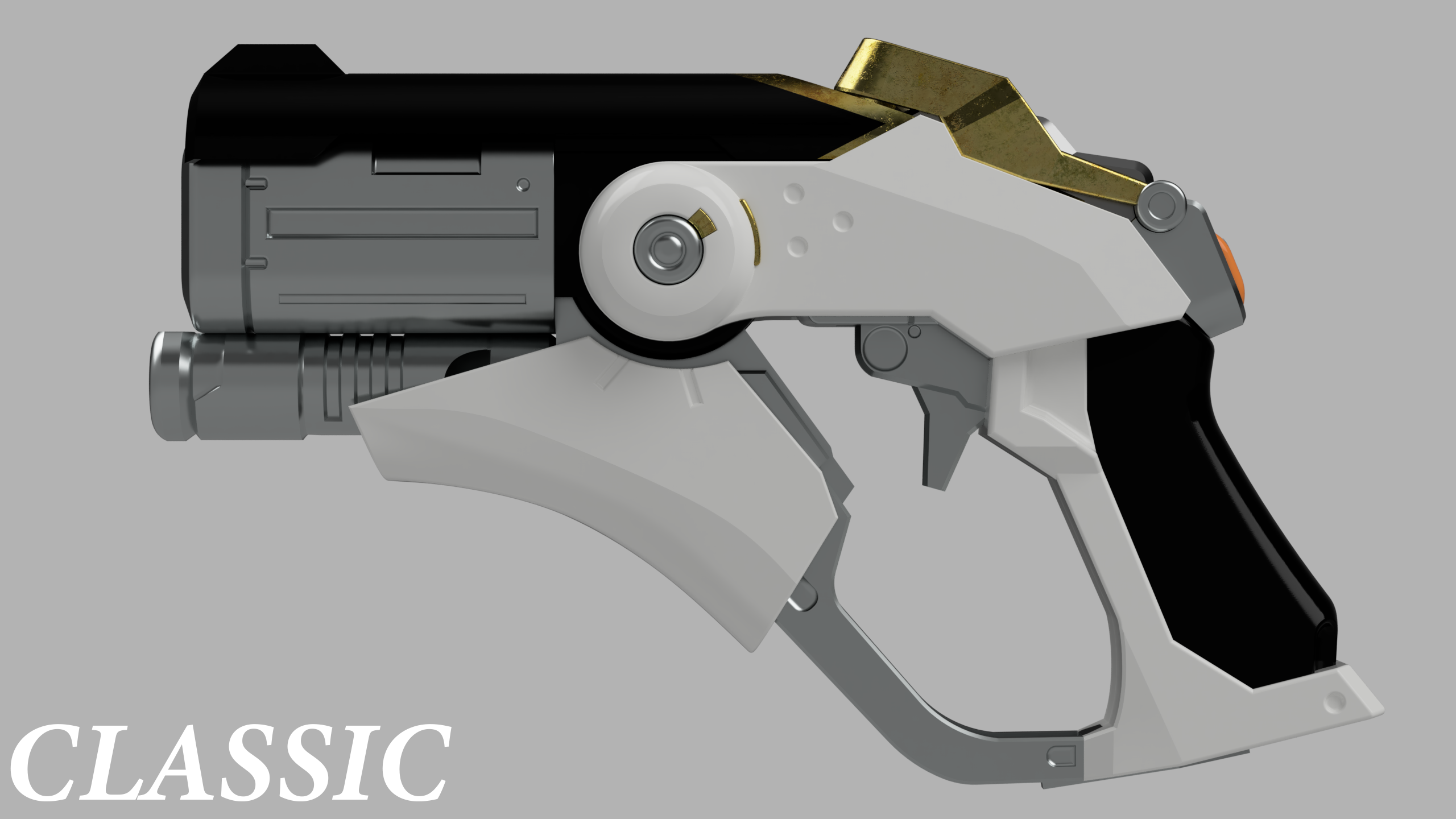 STL 文件 Overwatch Mercy Gun Classic 🔫・可下载 3D 打印设计・Cults