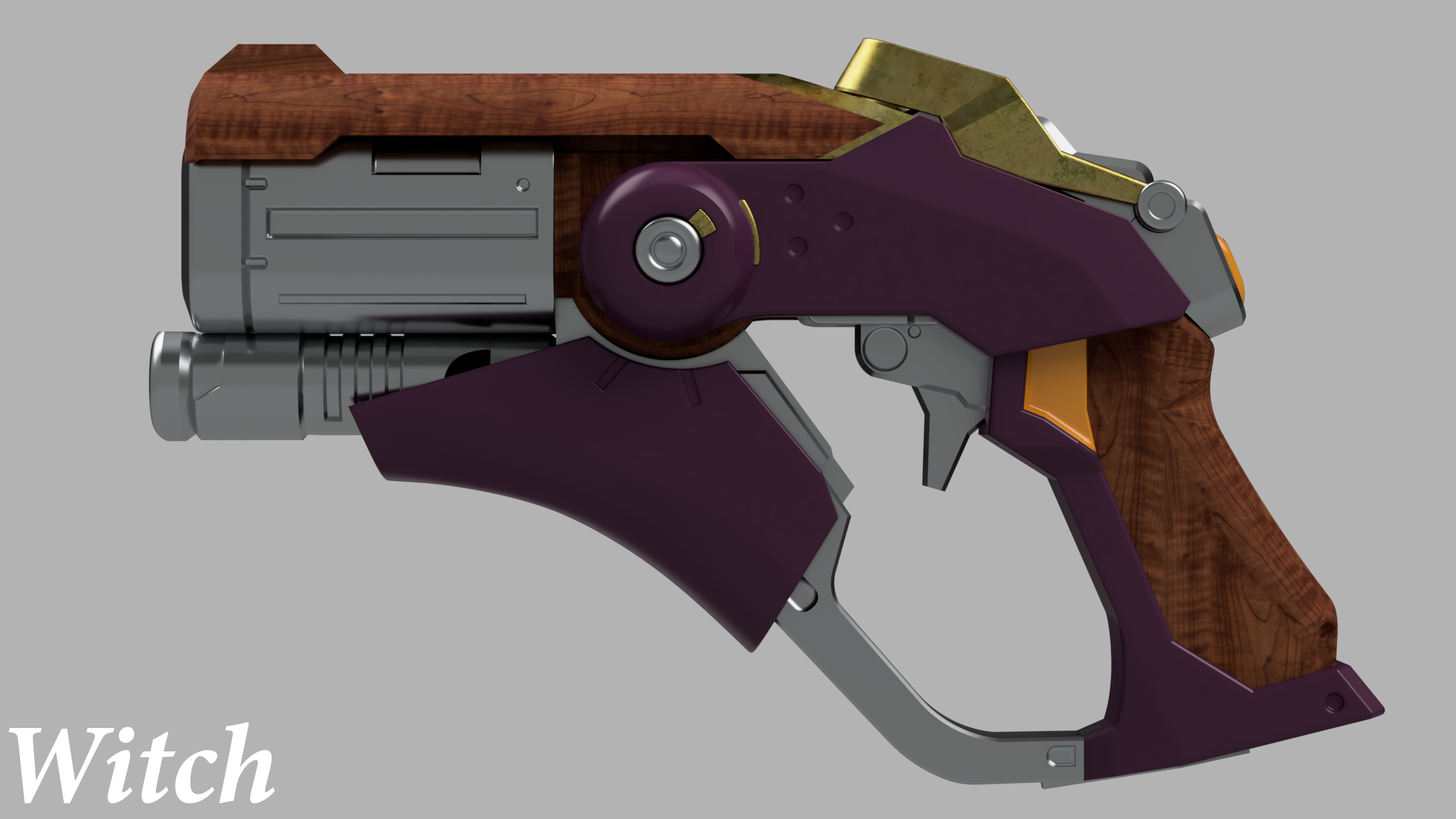 Free STL file Overwatch Mercy Gun Addon 6: Witch 🔫 ・Template to ...