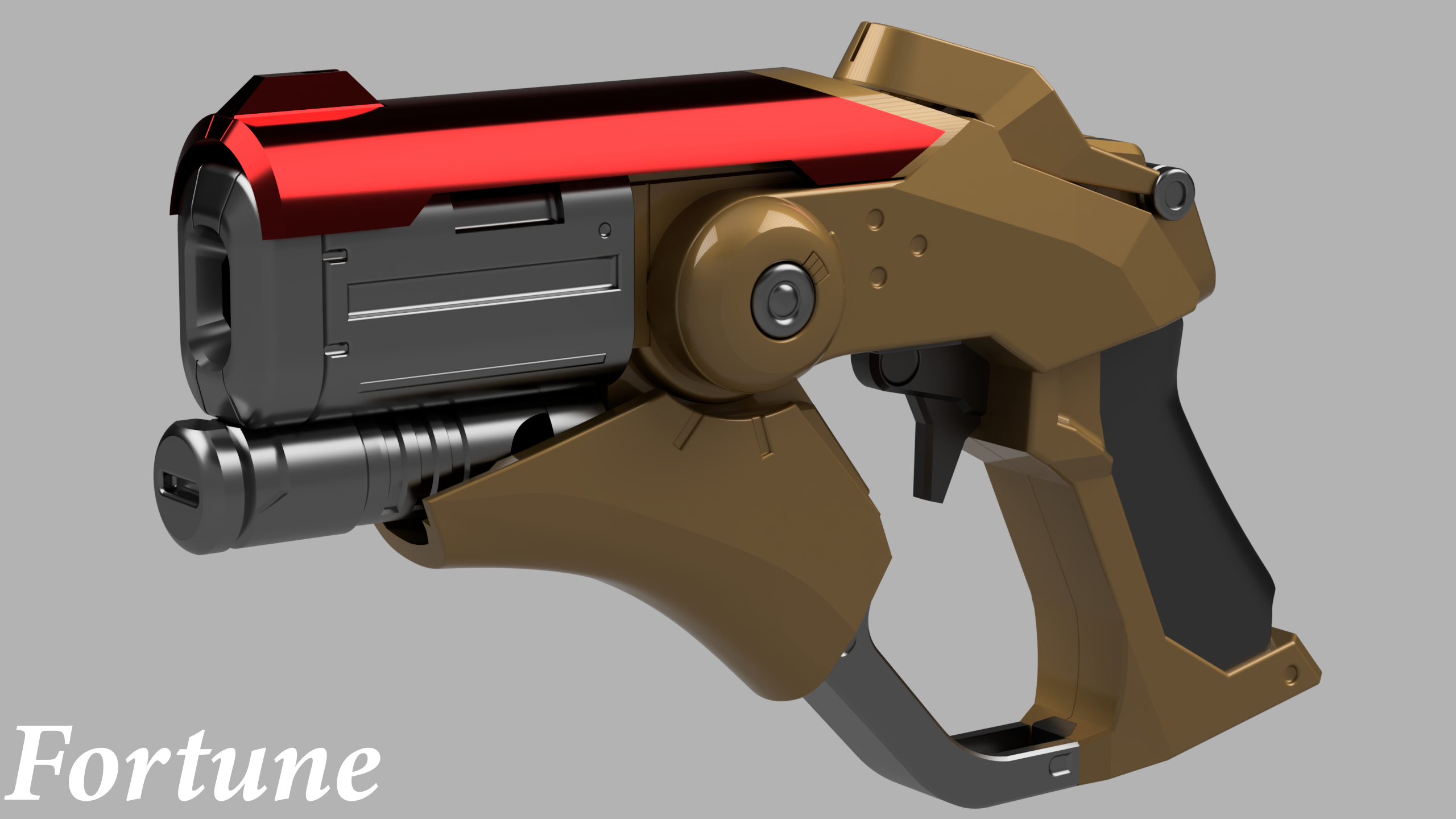 Free STL file Overwatch Mercy Gun Addon 1: Amber & Fortune 🔫 ・3D ...