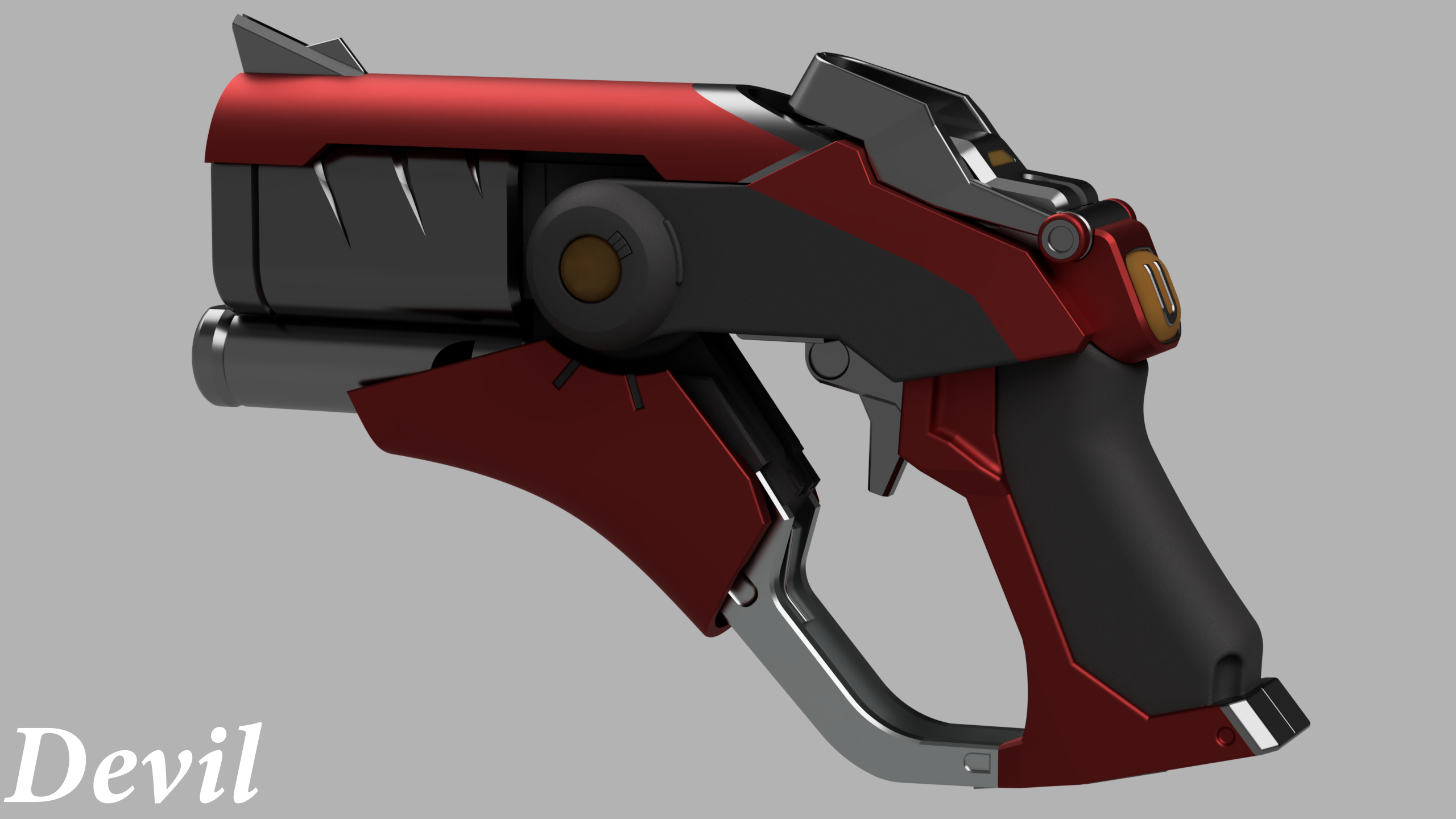 Archivo STL Overwatch Mercy Gun Addon 3: Devil & Imp 🔫 ・Design para ...