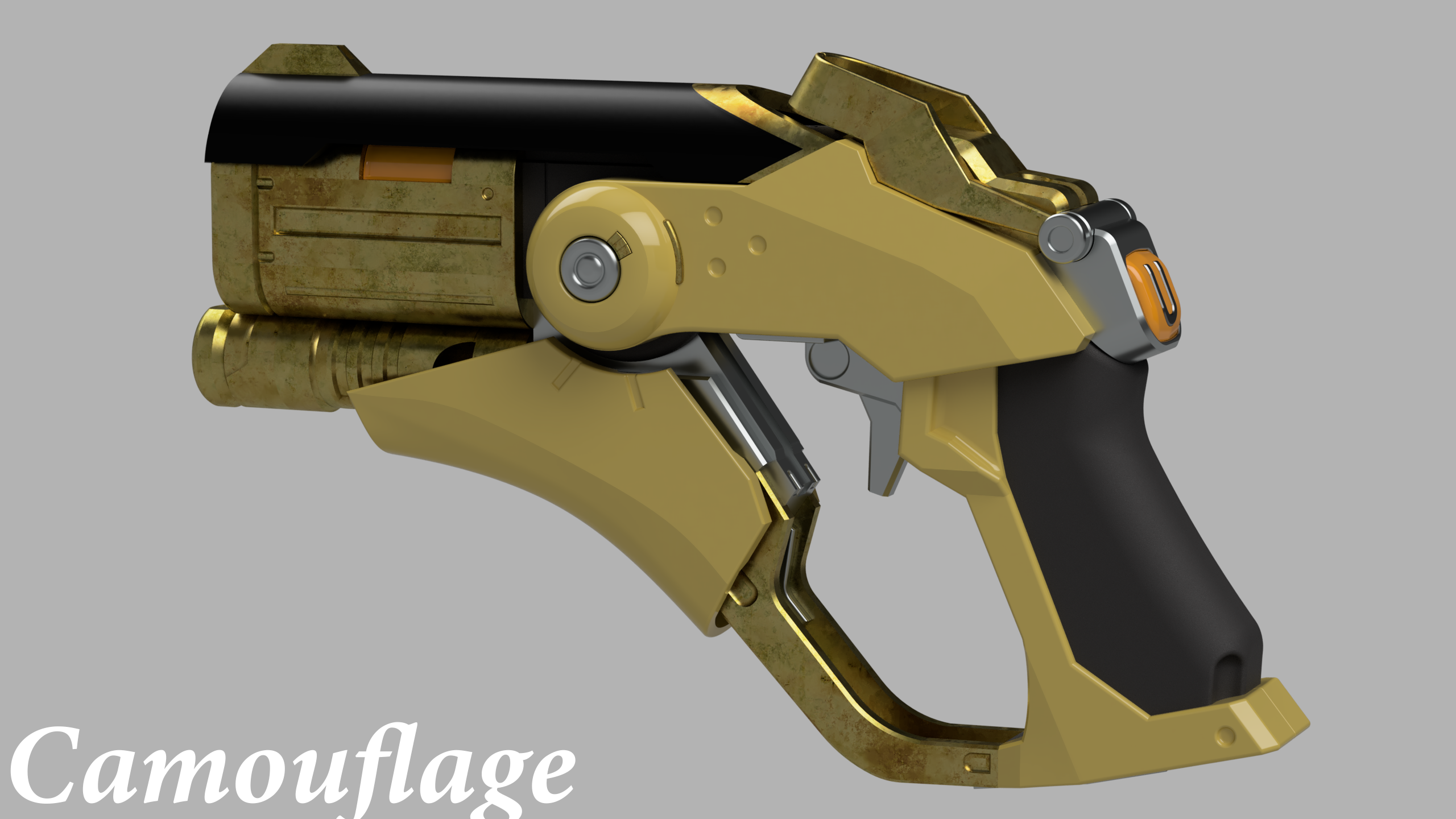 🔫 Addon Arma de Misericórdia Overwatch 8: Camuflagem・Arquivo STL Grátis ...