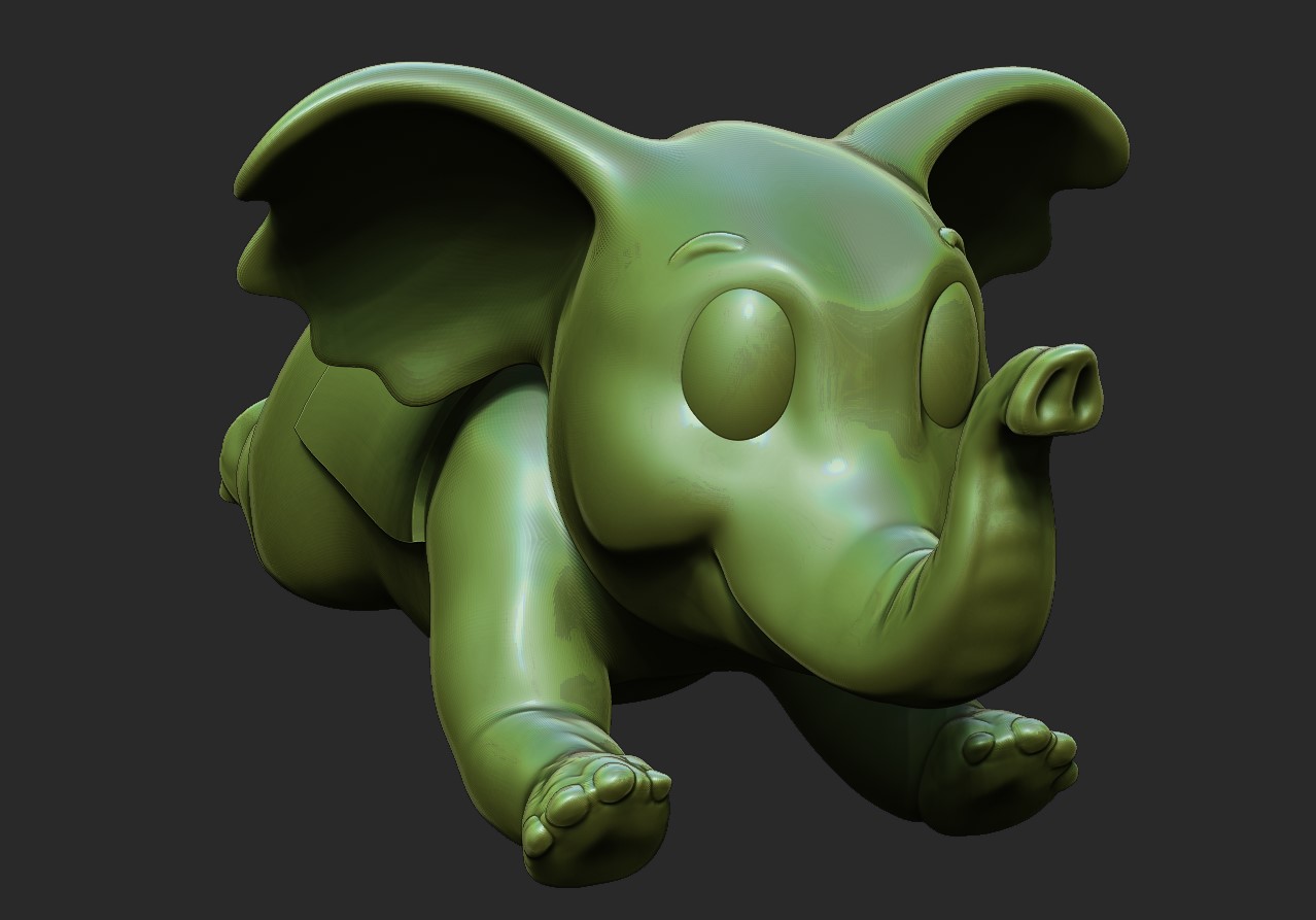 STL file Dumbo - Baby Elephant 👶 (OBJ)・3D printer model to download・Cults