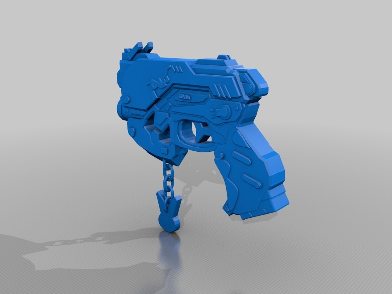 🔫 D.va Gun・Free 3D File for ・Cults