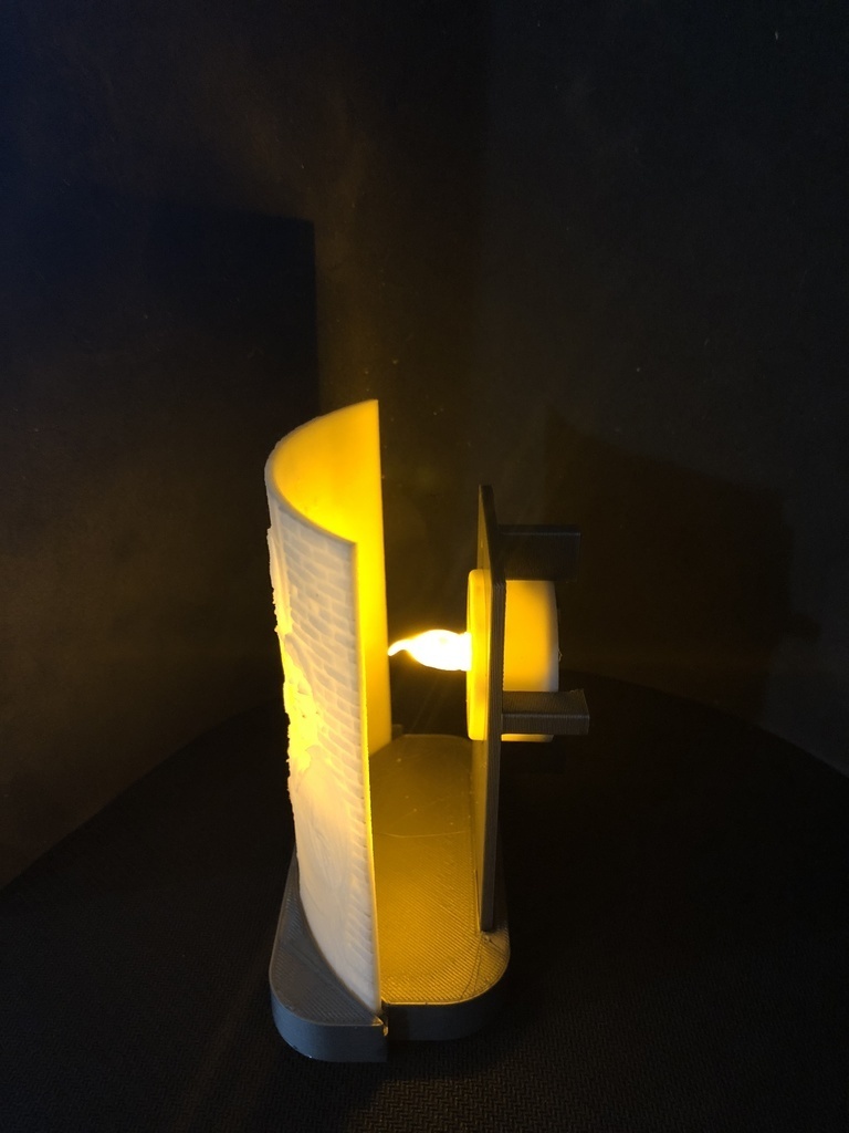 Free STL file lithophane tea light 🫖 ・3D print design to download・Cults