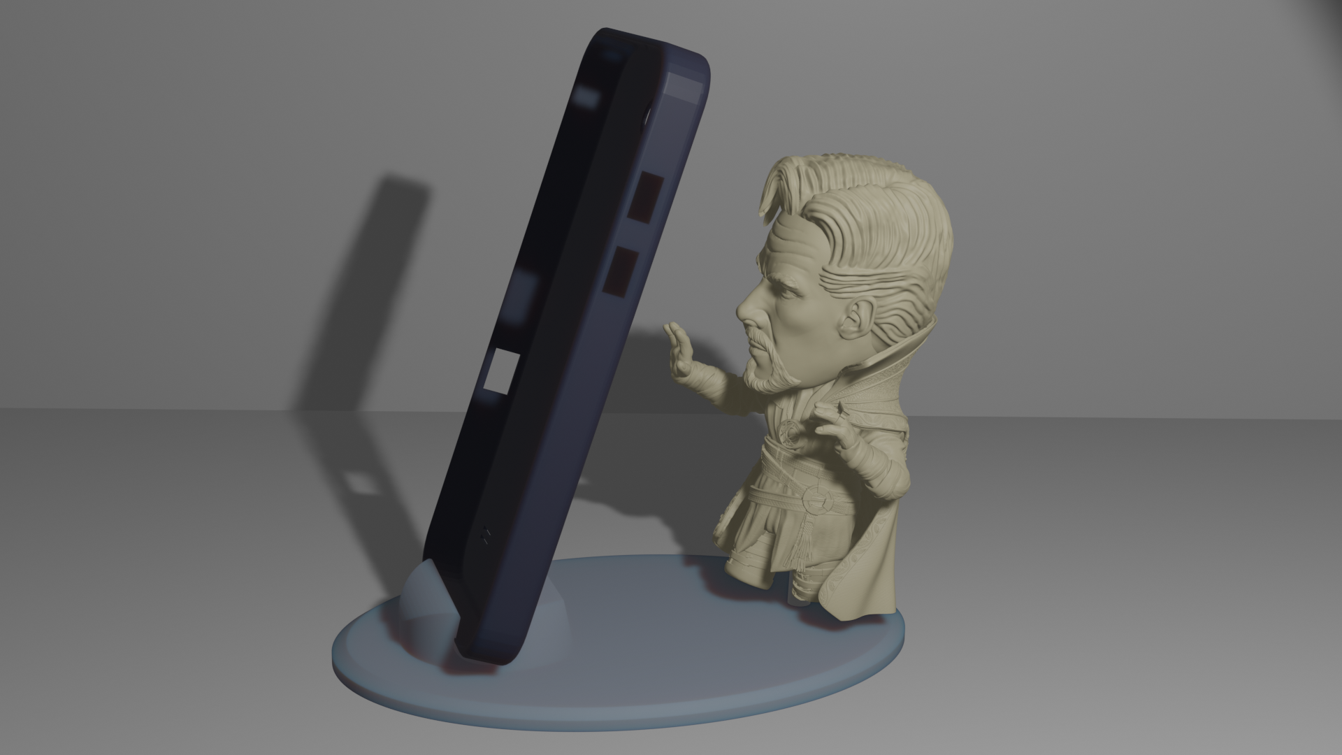 Free STL file Doctor Strange Cell Phone Holder 🩺 ・3D print object to ...