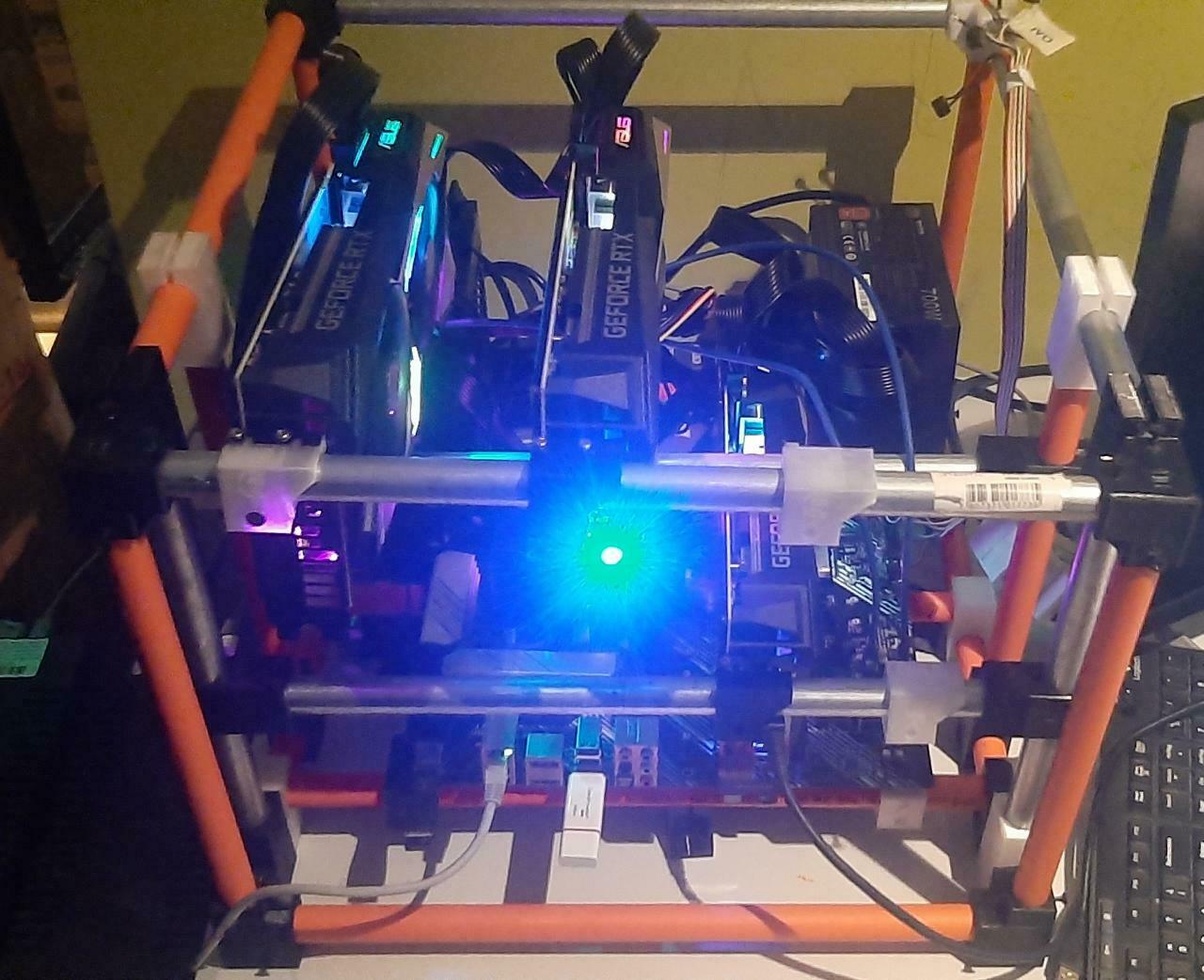 STL file mining rig pvc 20mm 🔧 ・3D printable model to download・Cults