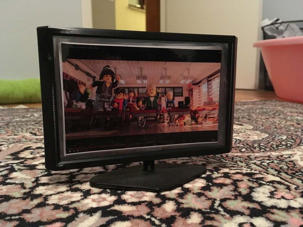 🏛️ Barbie Flat screen TV・Free STL File for ・Cults