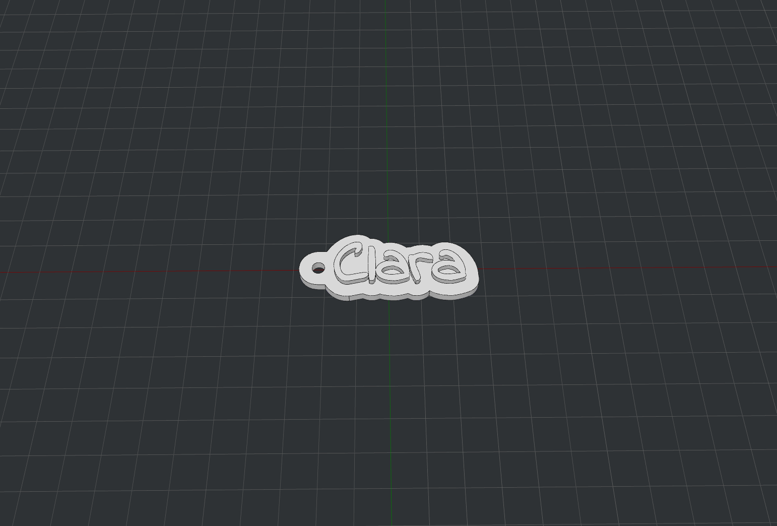 🗝️ Keychain Clara・ STL File for ・Cults