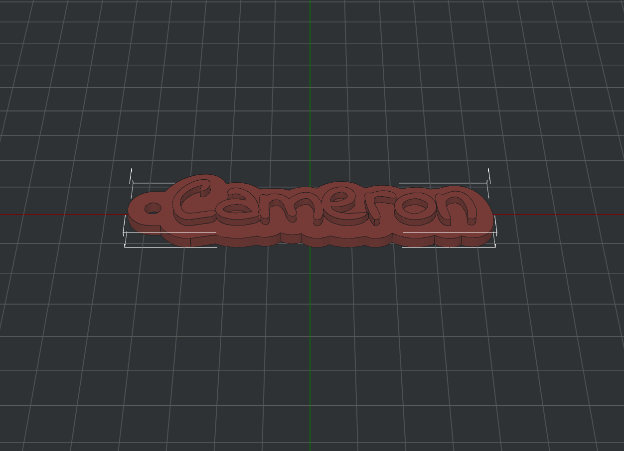 STL file Keychain Cameron 🗝️ ・3D printing model to download・Cults
