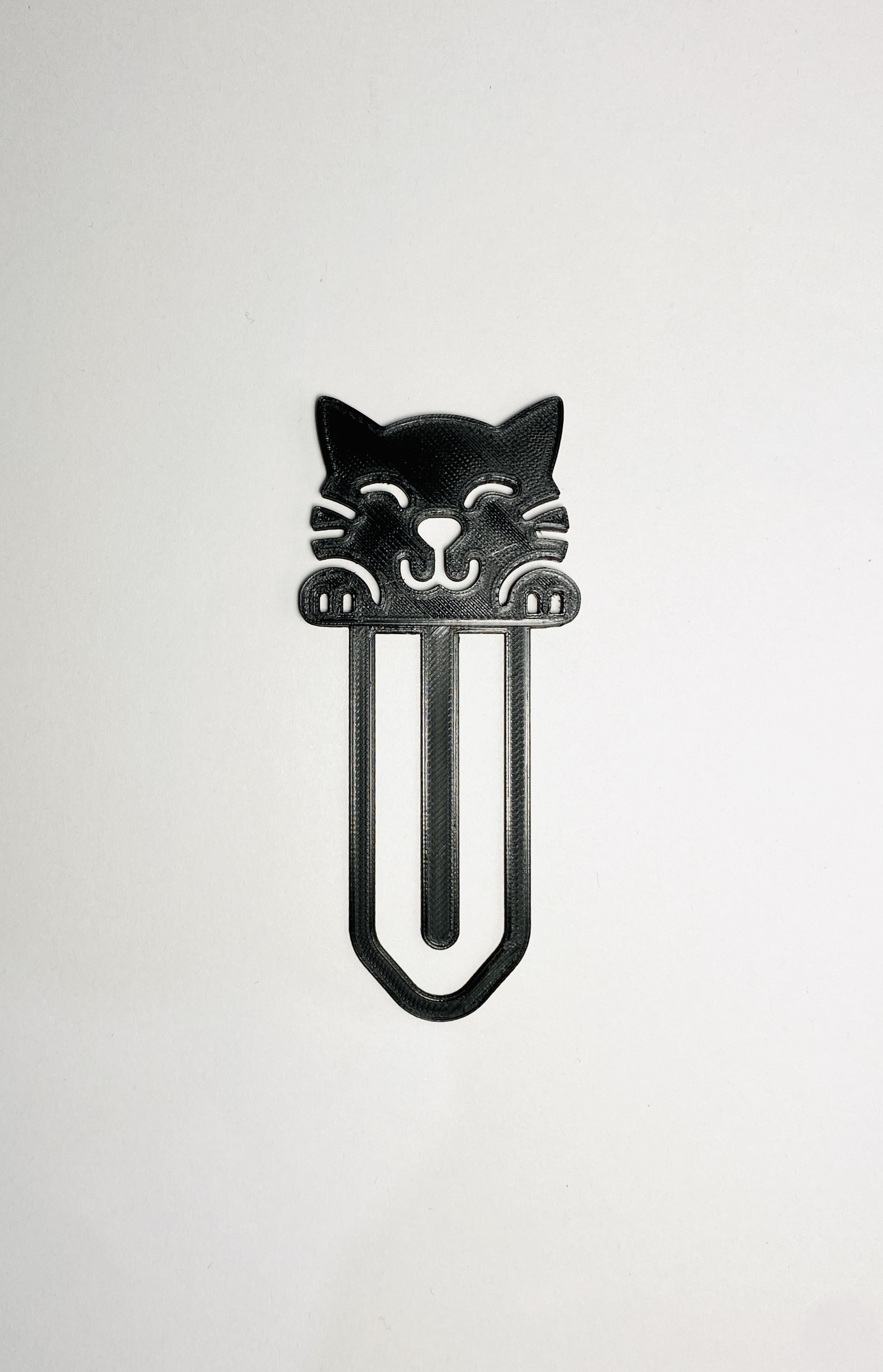 STL file cat bookmark 🐱 ・3D printing design to download・Cults