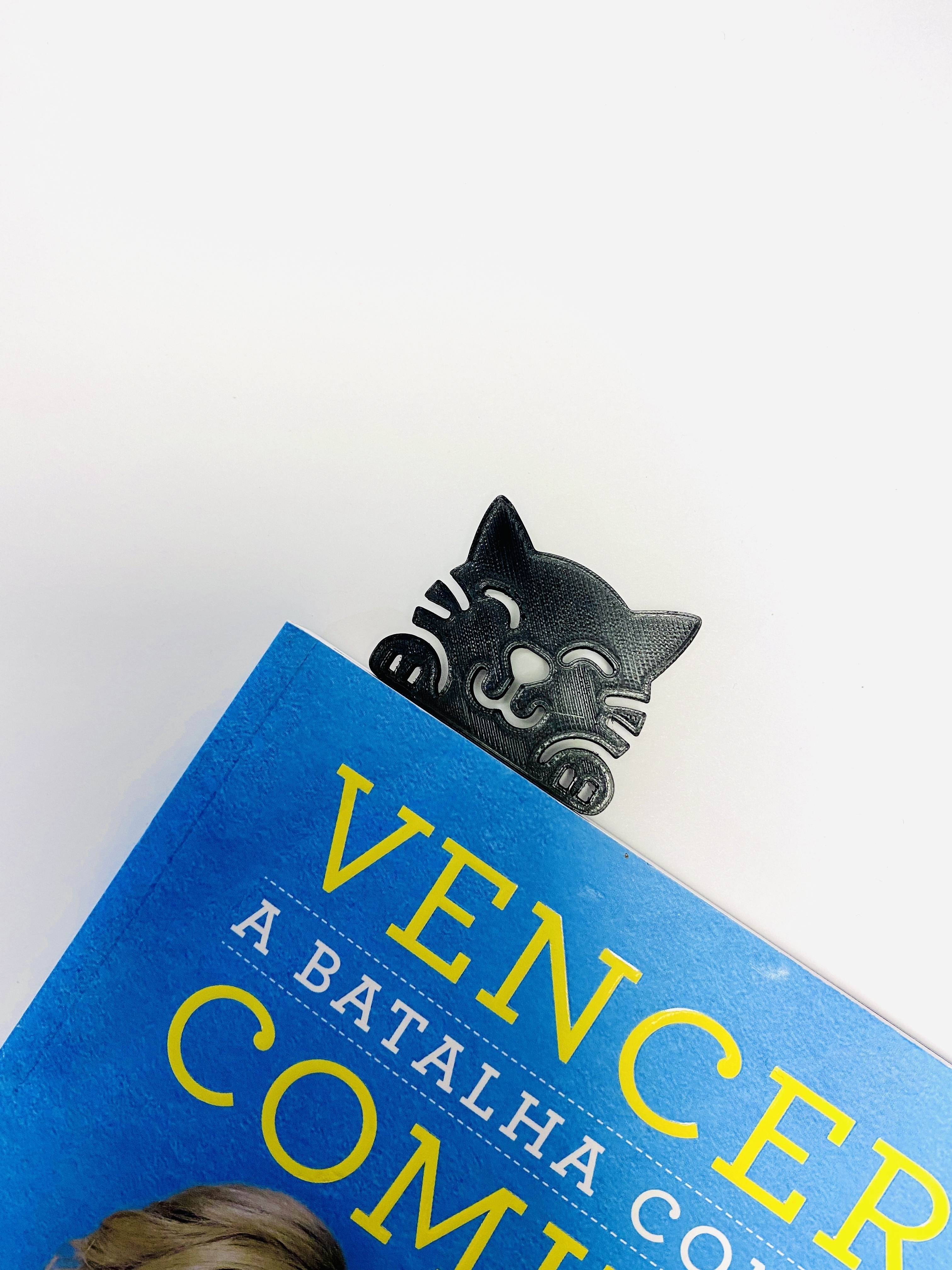 STL file cat bookmark 🐱 ・3D printing design to download・Cults