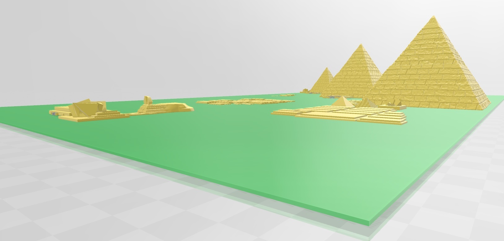 Free STL file giza pyramids 🇪🇬 ・Object to download and to 3D print・Cults