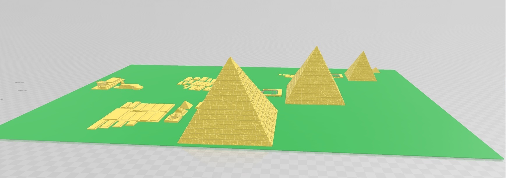 Free STL file giza pyramids 🇪🇬 ・Object to download and to 3D print・Cults