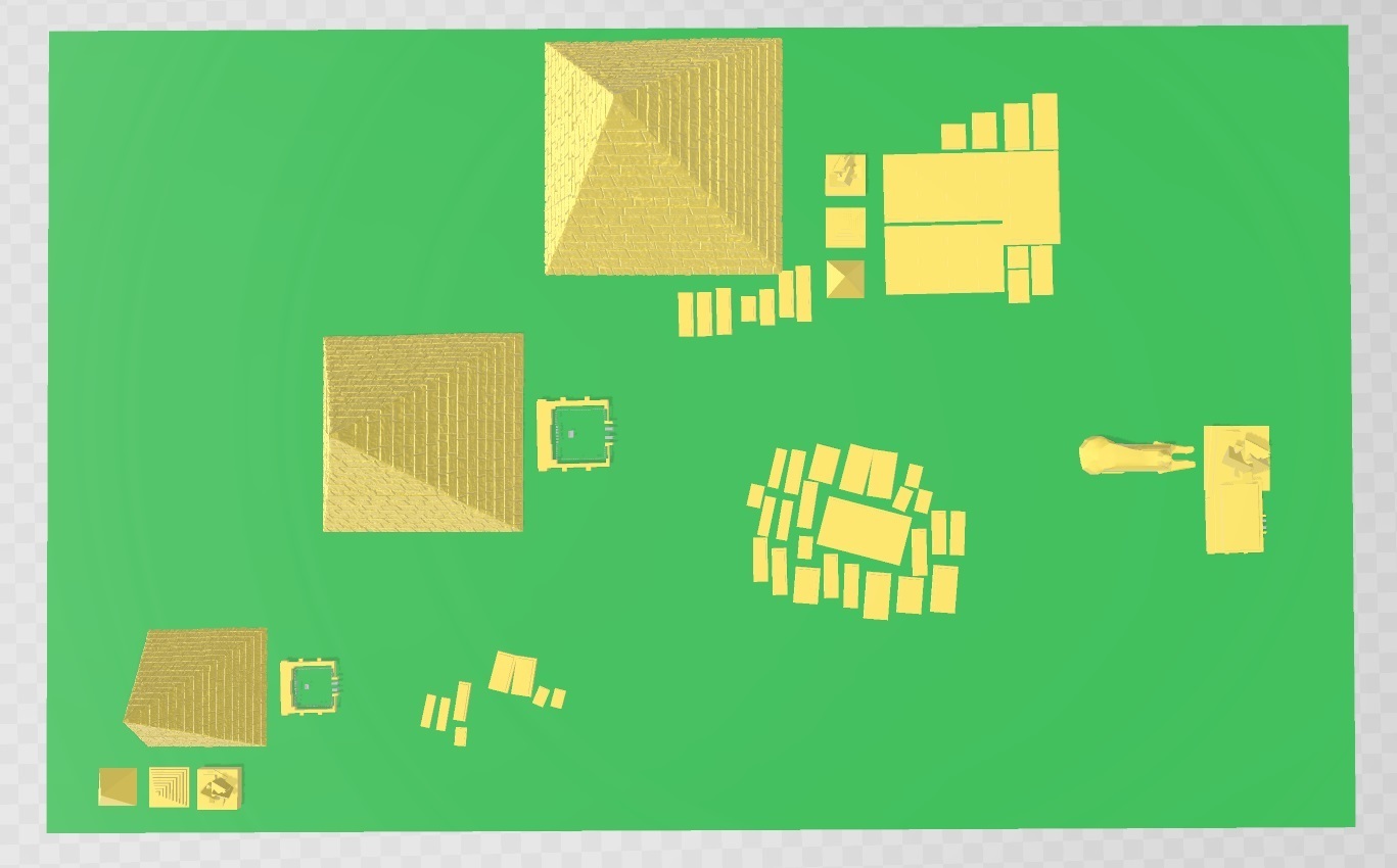 Free STL file giza pyramids 🇪🇬 ・Object to download and to 3D print・Cults