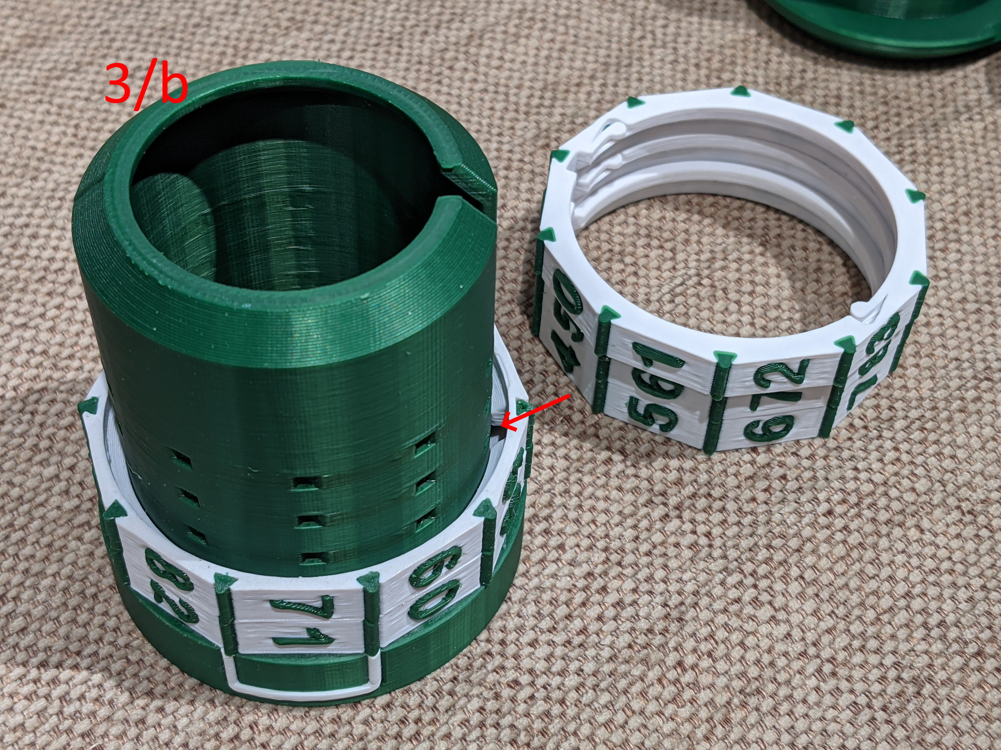 STL file Container capsule with combination lock 🔒 ・3D printer design ...