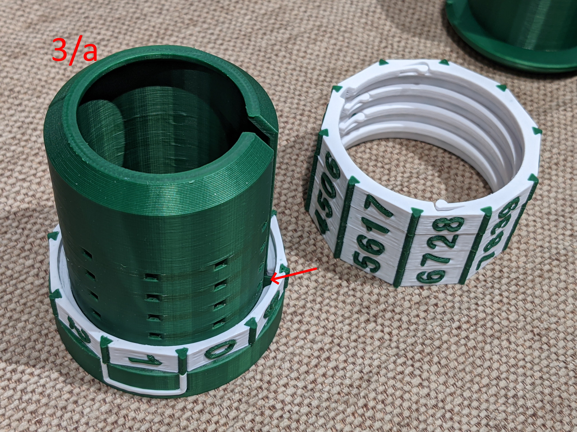 STL file Container capsule with combination lock 🔒 ・3D printer design ...