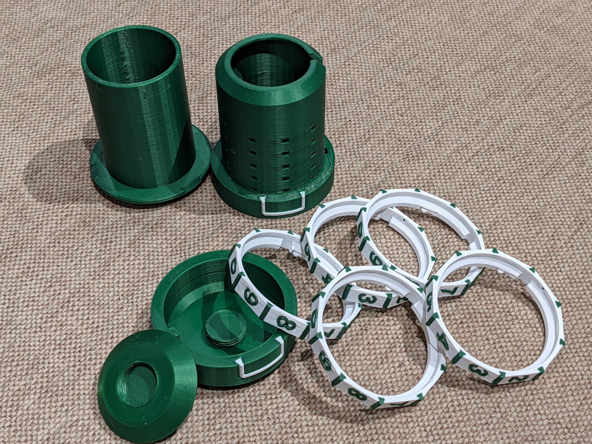 STL file Container capsule with combination lock 🔒 ・3D printer design ...