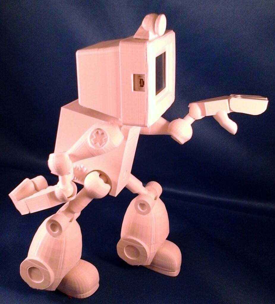 🤖 Cymon Fully Posable Robot Toy・Free 3D File for ・Cults