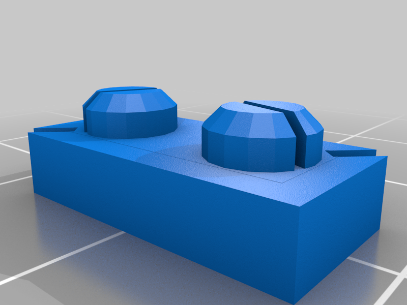 Free STL file GIB - Generic Interlocking Brick toy set Megablock and ...