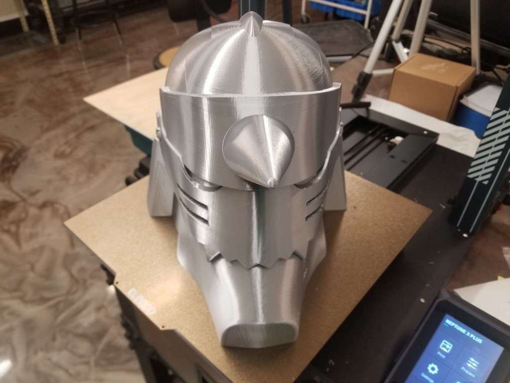 🪖 Alphonse Elric Full Metal Alchemist Helmet re-meshed Bucket Mode ...