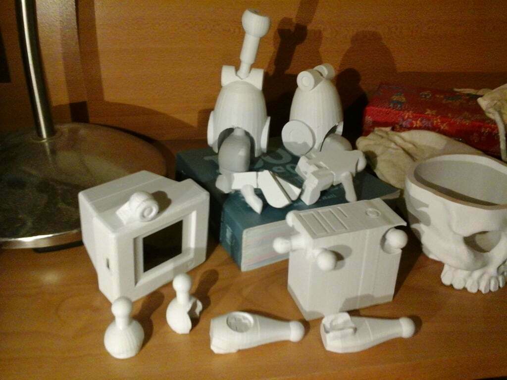 🤖 Cymon Fully Posable Robot Toy・Free 3D File for ・Cults