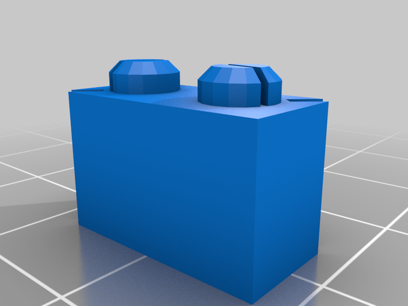 Free STL file GIB - Generic Interlocking Brick toy set Megablock and ...