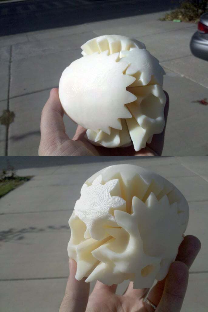 3D print Rotating Skull Gear・Cults