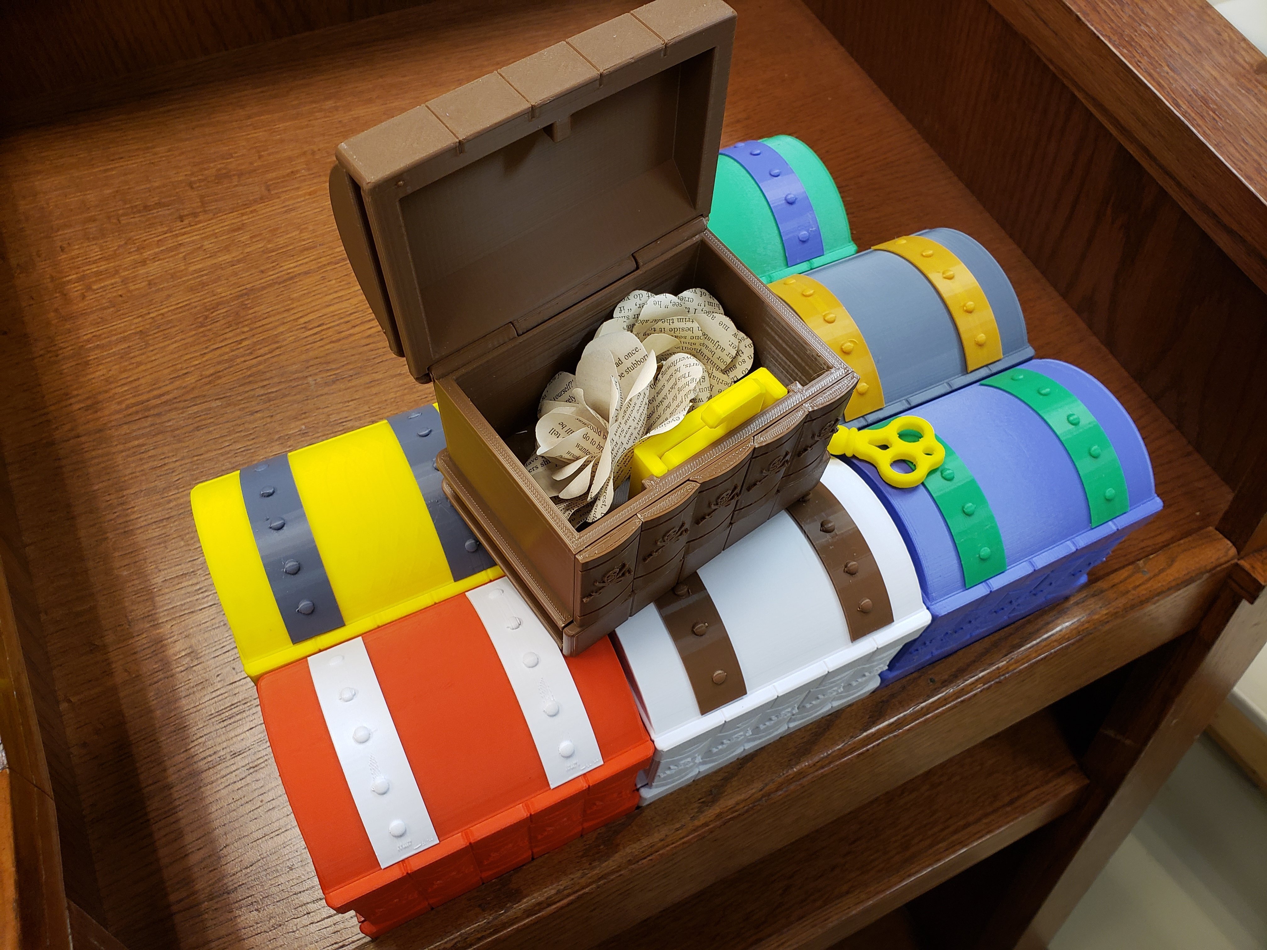 3D printed Pirate Treasure Chest Puzzle・Cults