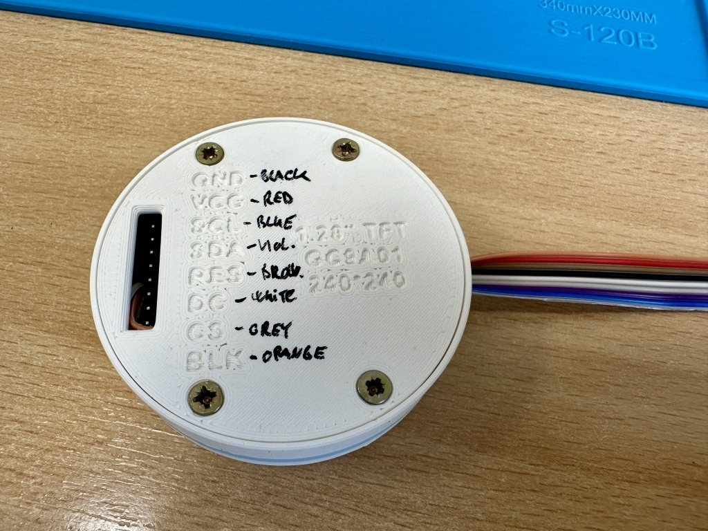 🔌 1.28 round display case (GC9A01)・Free 3D File for ・Cults