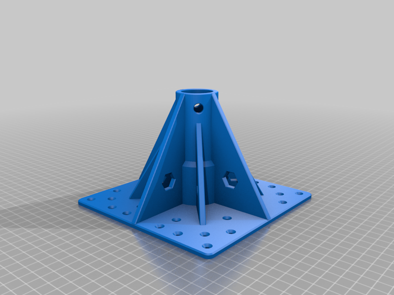 📶 Antenna mast holder・Free STL File for ・Cults