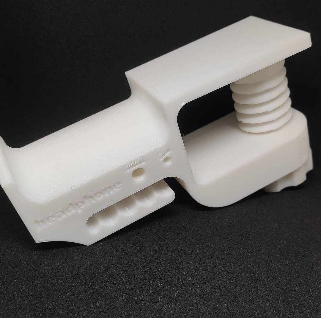 3D printed Monster Mouth Headphone Holder - Clampable・Cults
