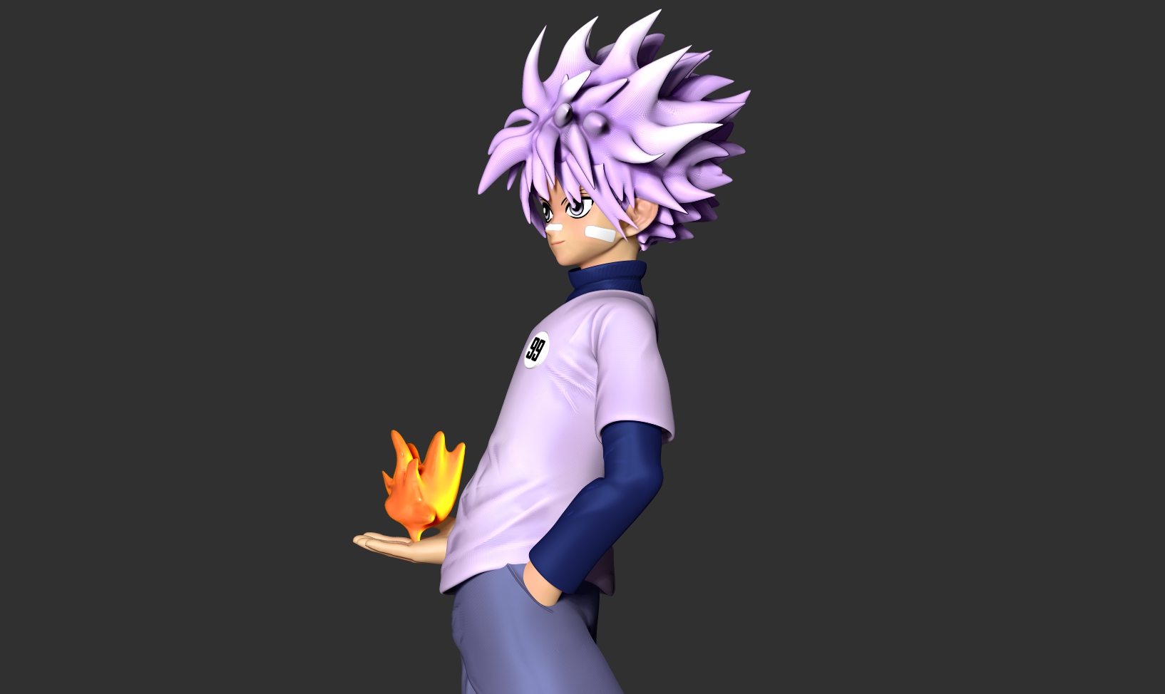 🏹 Killua Zoldyck - Hunter x Hunter Fanart・ 3D File for ・Cults