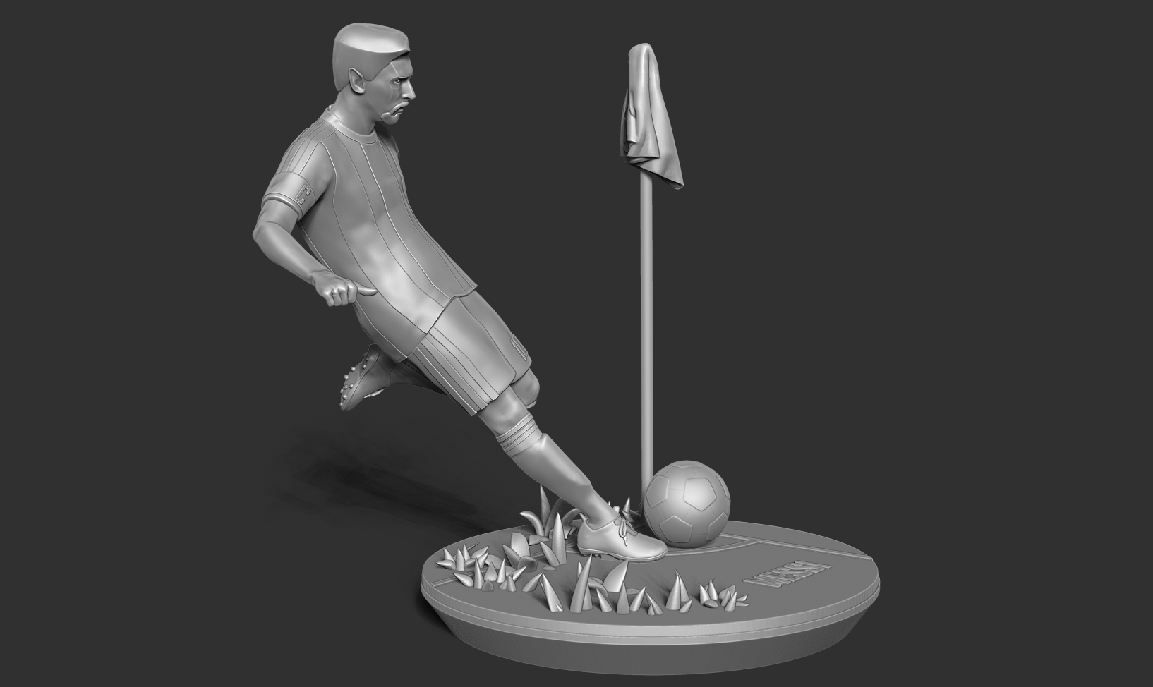 3D file Lionel Messi 🏈 ・3D print design to download・Cults