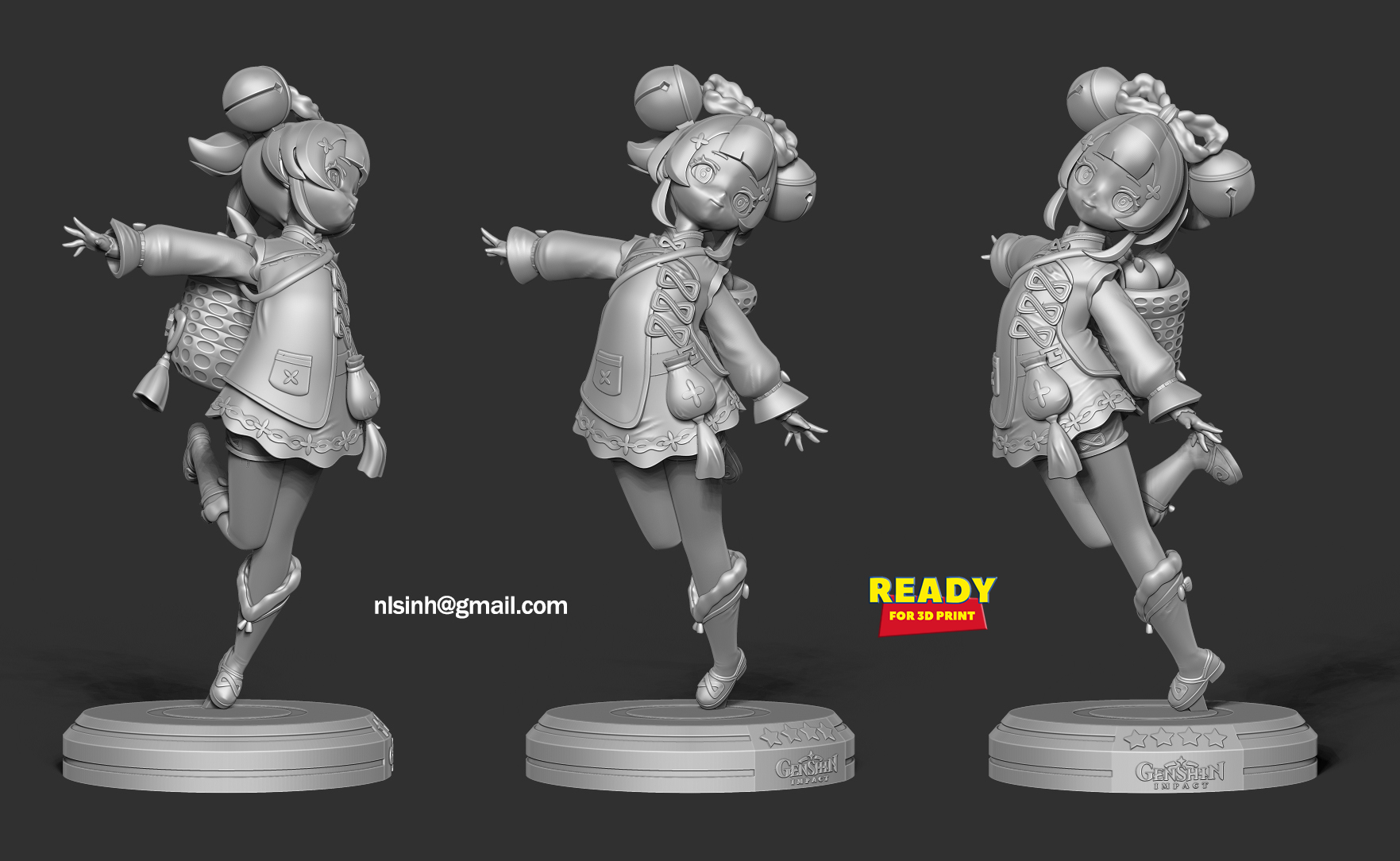 👧 Yaoyao - Genshin Impact Fanart・ 3D File for 3D printing・Cults
