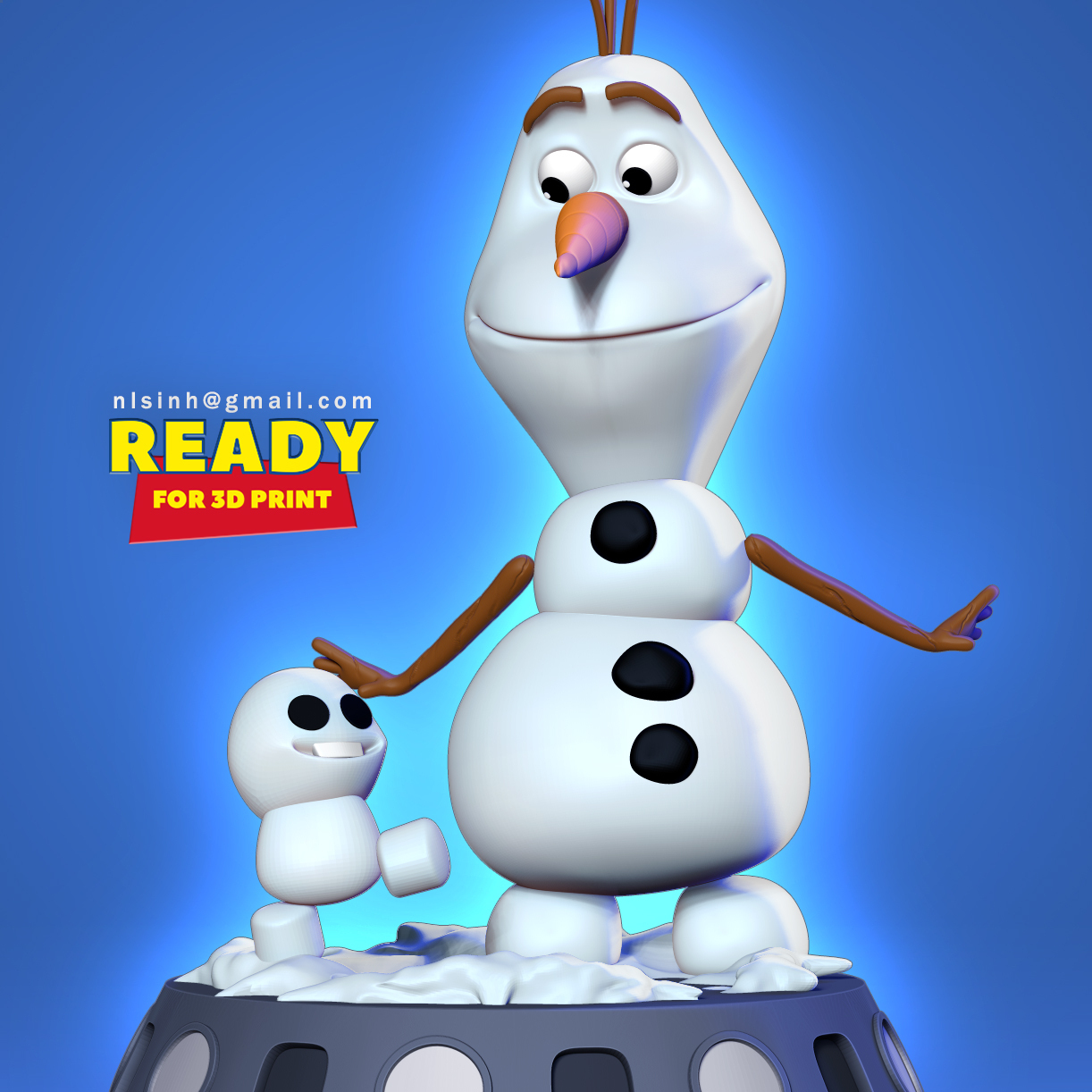 Tarjeta De Agradecimiento De Disney Olaf Pack Lanzamiento Frozen 2017