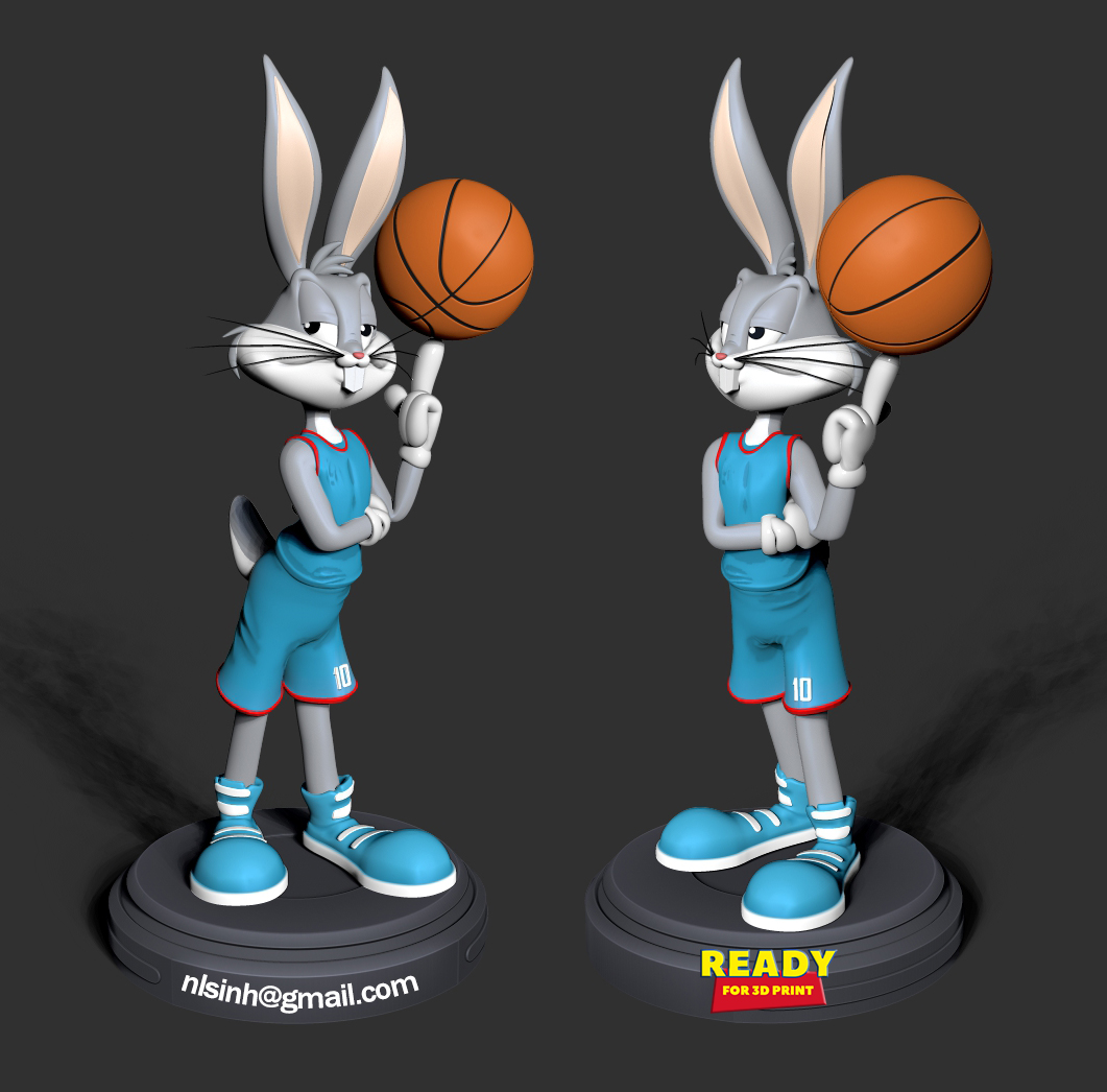 🛰 Bugs Bunny - Space Jam・ 3D File for ・Cults