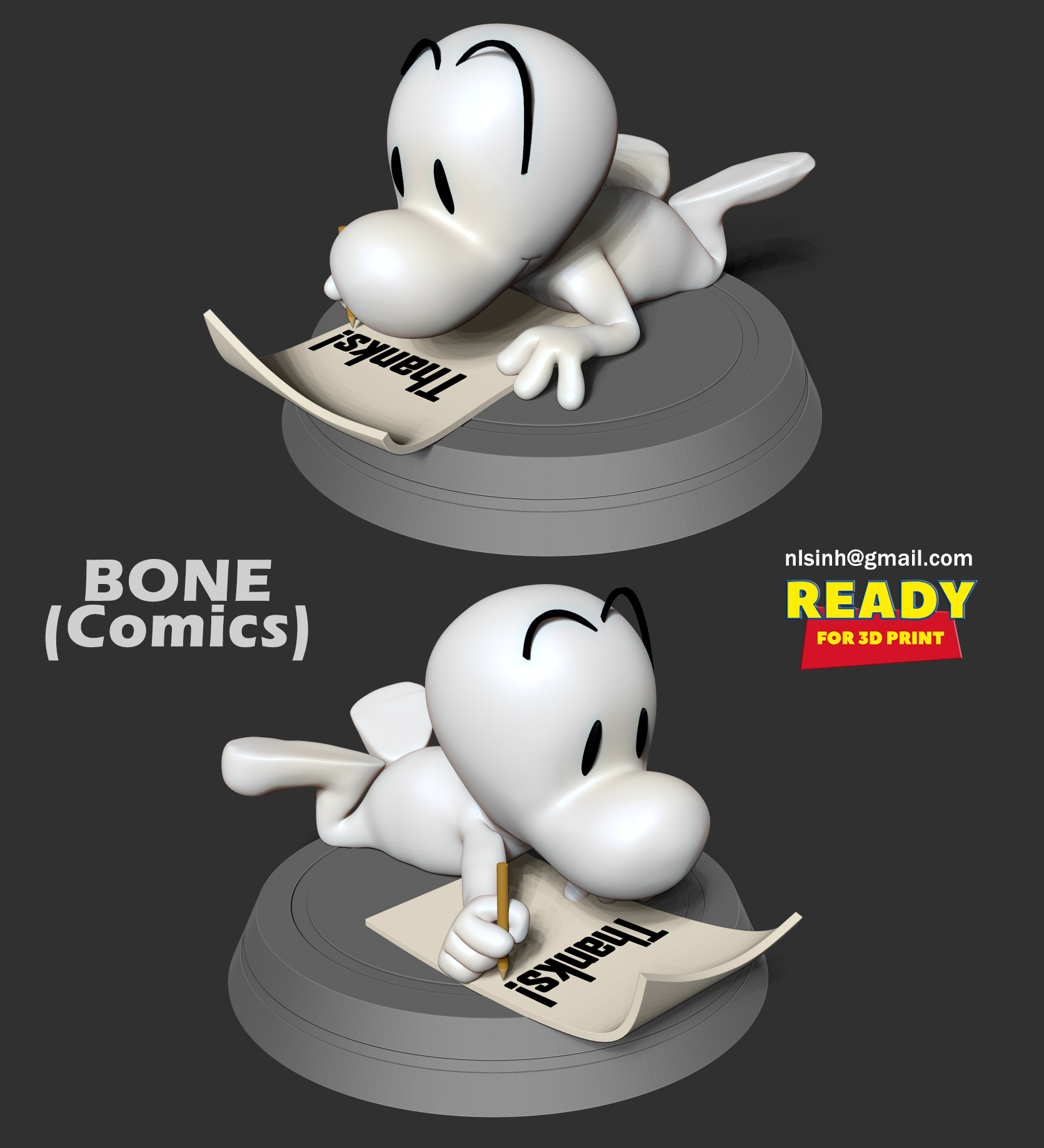 🦴 Fone Bone・ 3D File for ・Cults
