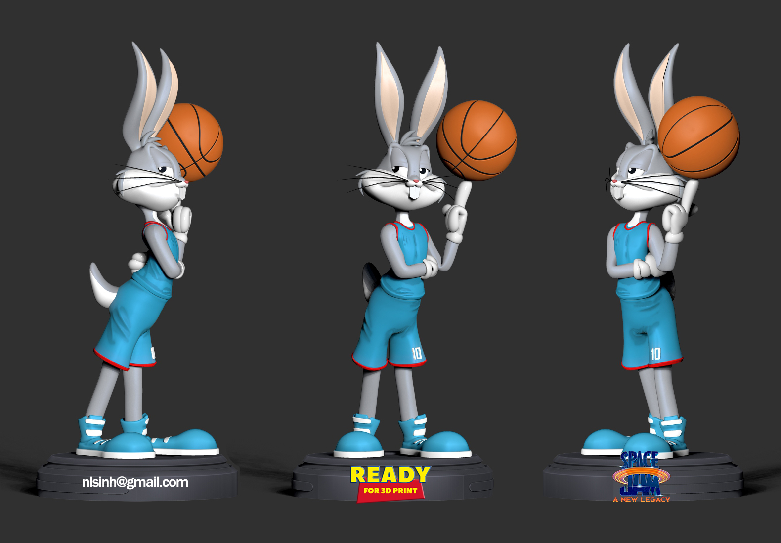 🛰 Bugs Bunny - Space Jam・ 3D File for ・Cults