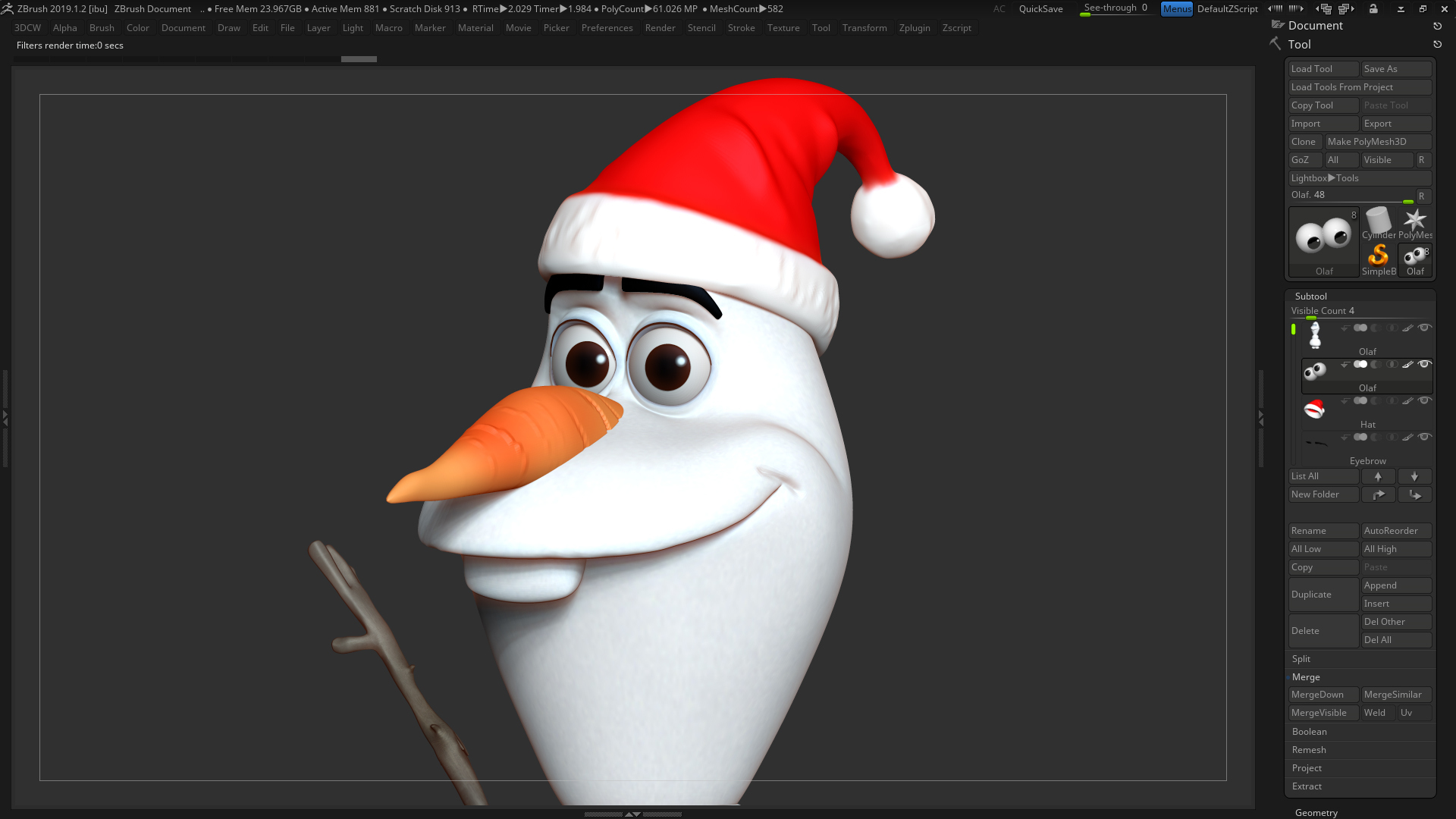 3D file Olaf - Frozen 2 Fanart 👾 ・Design to download and 3D print・Cults