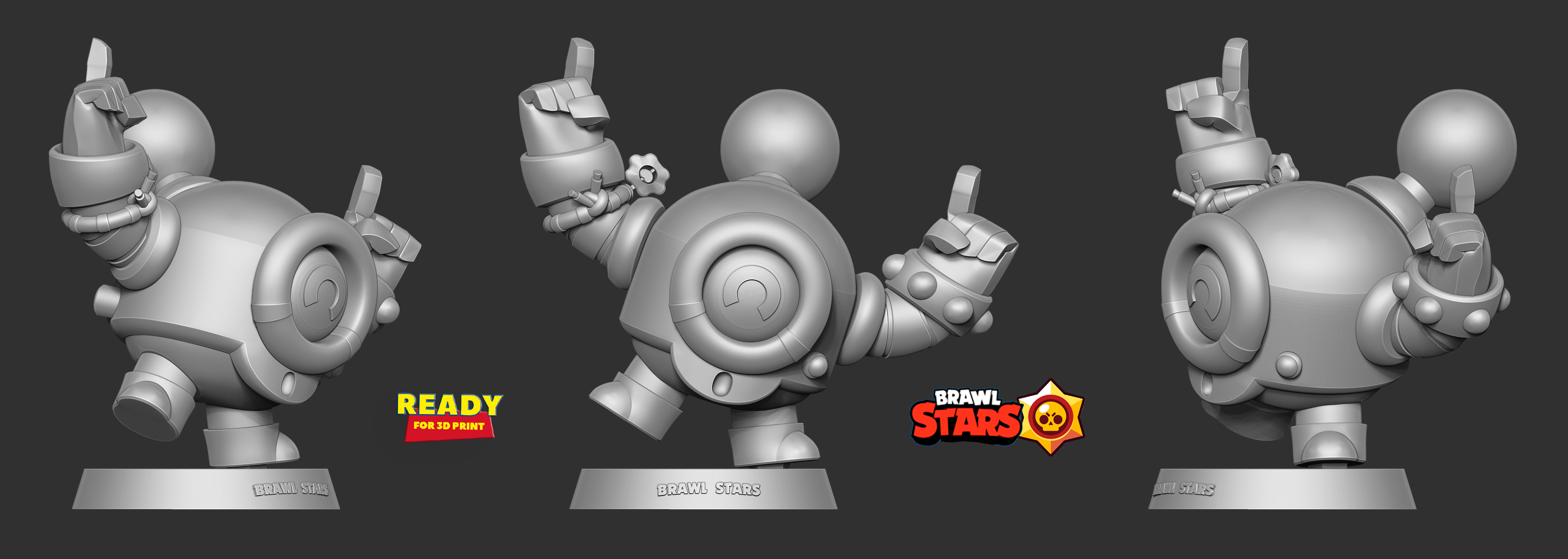 3D file Nani - Brawl Stars Fanart 🌃 ・3D print design to download・Cults
