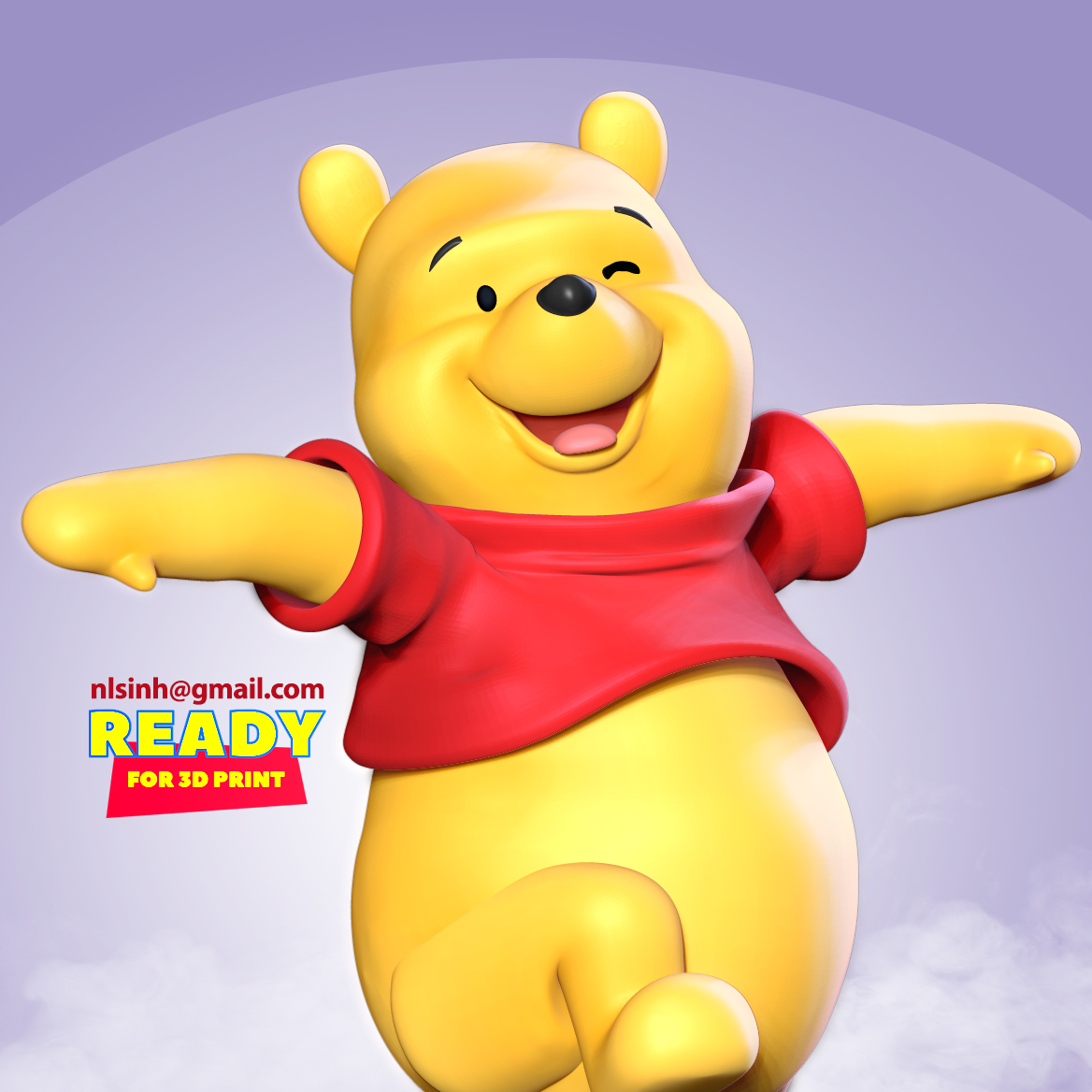 🐻 Pooh Bear・ 3D File for ・Cults